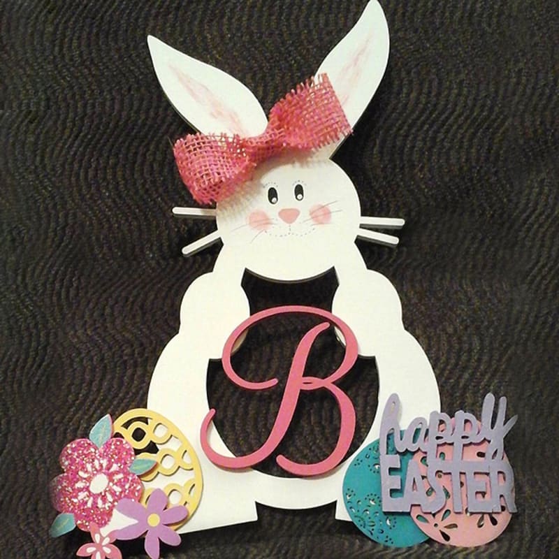 Easter Bunny Monogram Kit