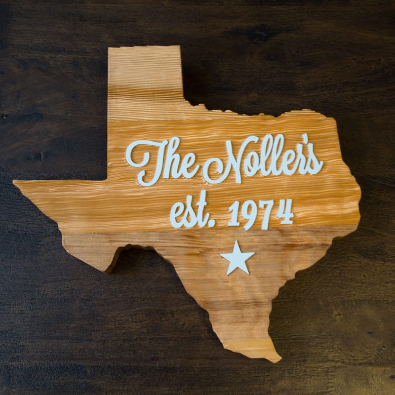 Sandblasted Wood Sign | Cedar Wood Sign | Cedar Signs