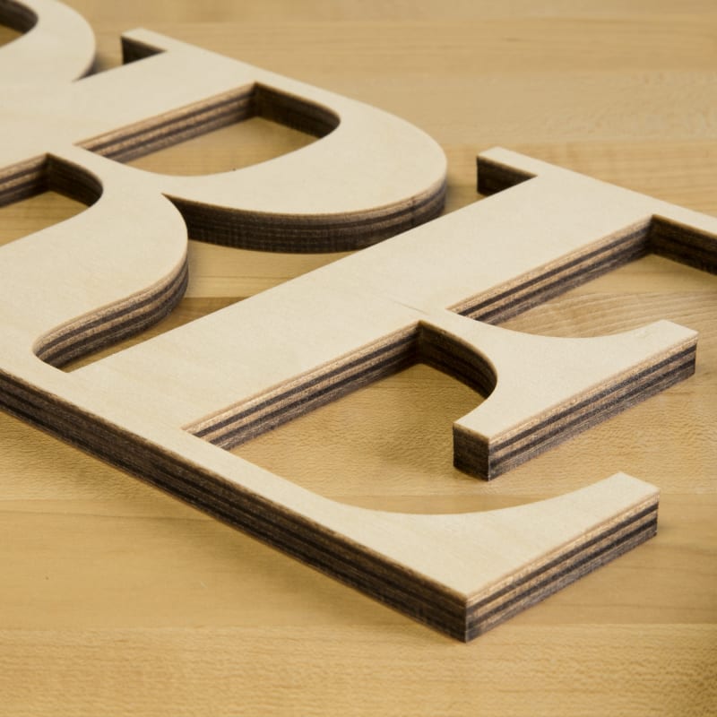 Connected Wood Letters - Wooden Words | Craftcuts.com