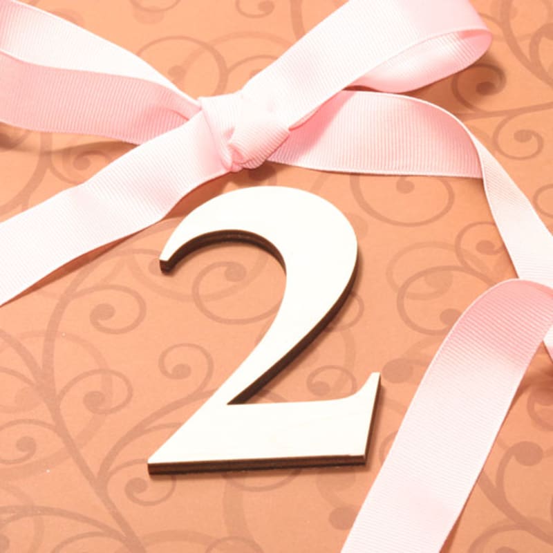 Wooden Numbers - Craft Cuts