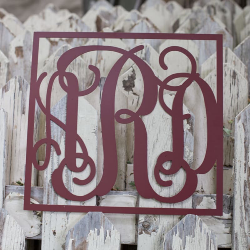 Garden Vine Monogram - Craftcuts.com