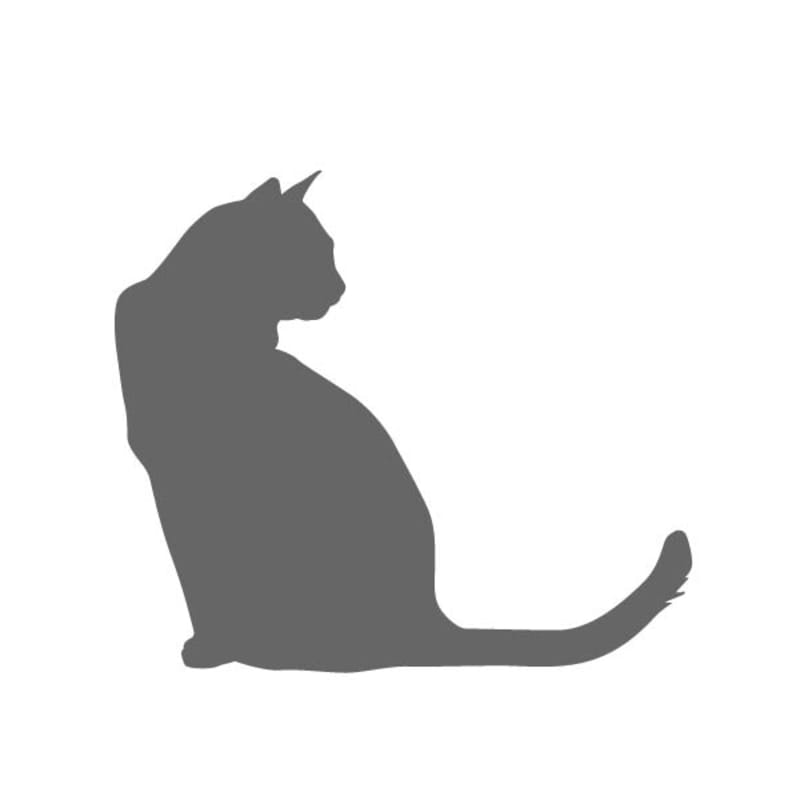 Sitting Cat Craft Shape | Craftcuts.com