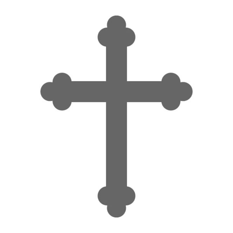 Budded Cross Craft Shape | Craftcuts.com