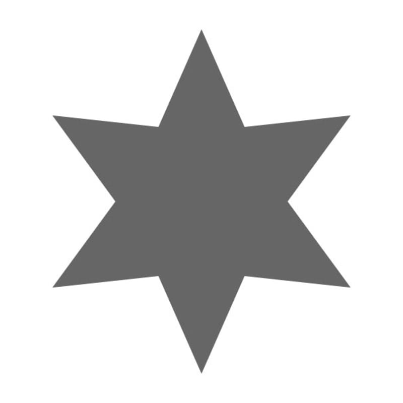 Six Point Star Craft Shape | Craftcuts.com