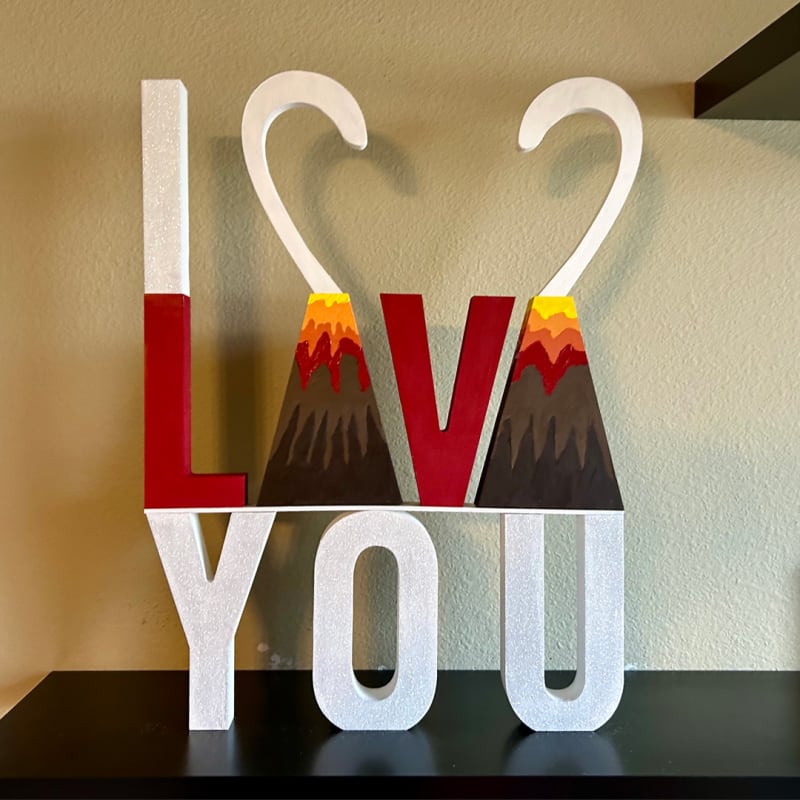 Standing Wood Letters - Shelf Letters | Craftcuts.com