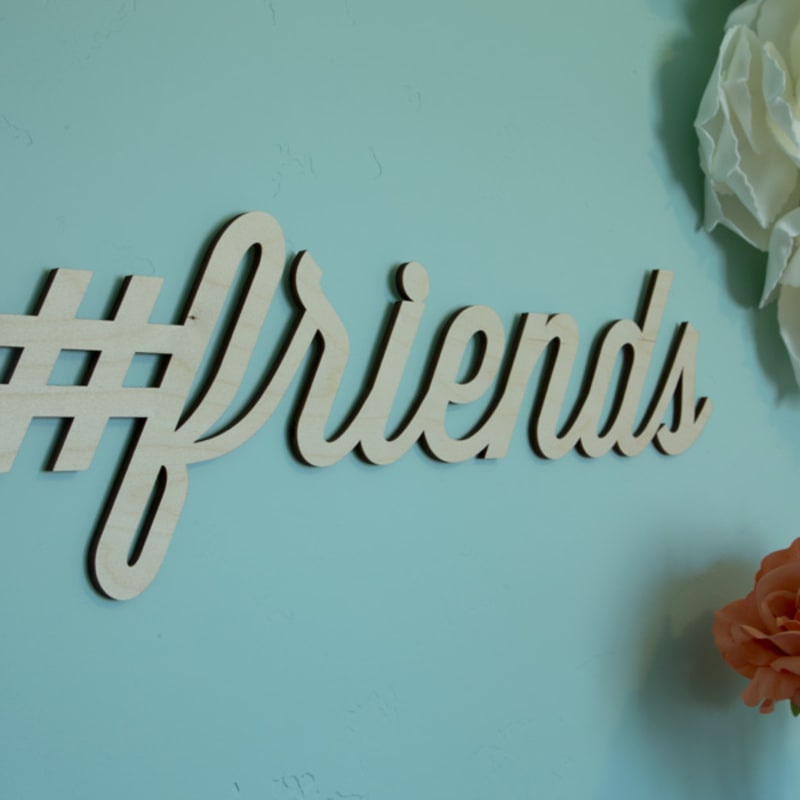 Custom Hashtag Letters | Craftcuts.com