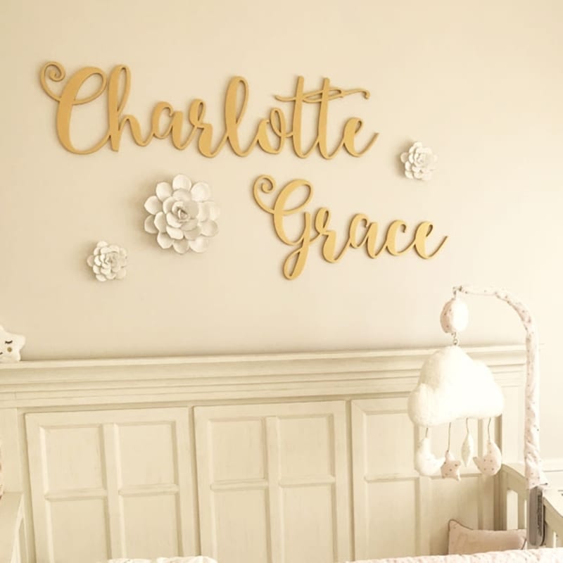 Script Nursery Letters - Cursive Nursery Letters | Craftcuts.com