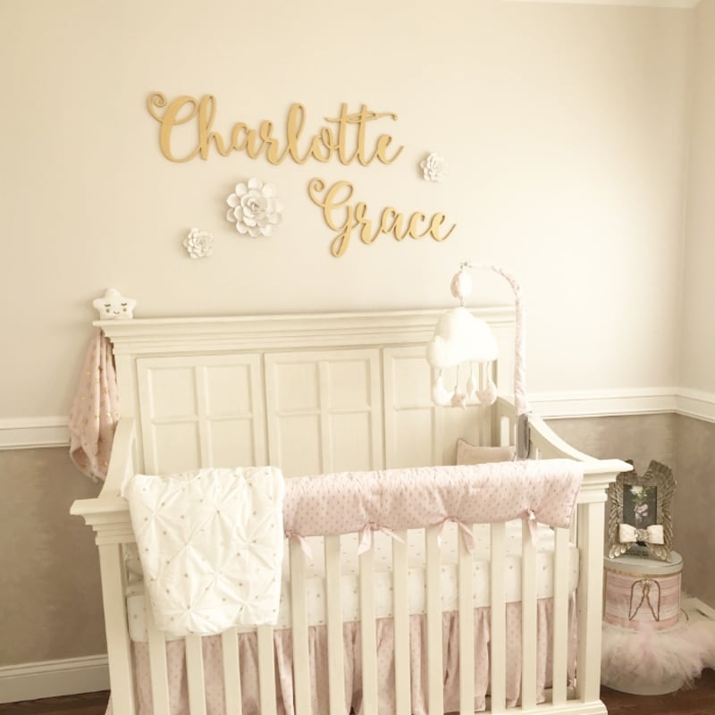 Script Nursery Letters - Script Name Sign | CraftCuts.com