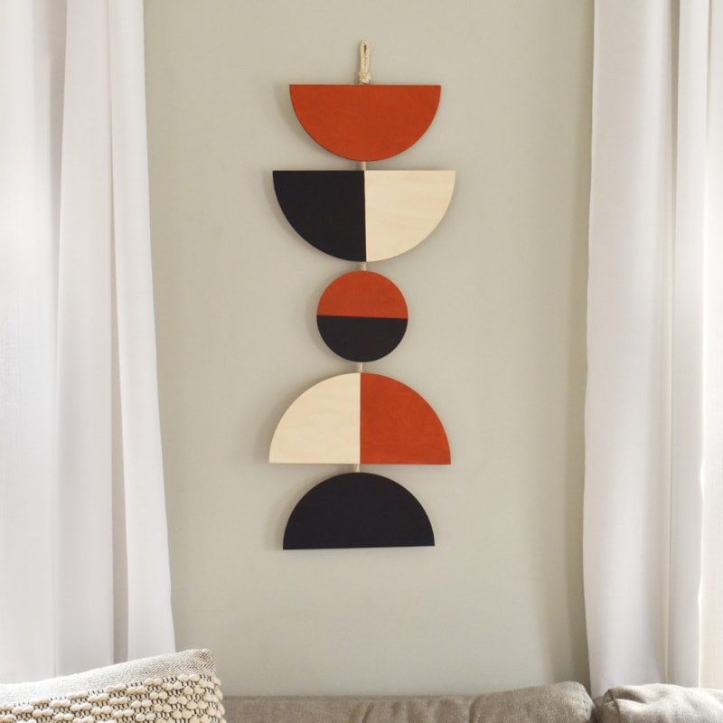 Half Circle Craft Shape - Any Material | CraftCuts.com