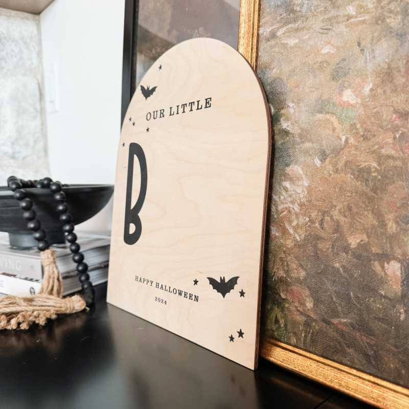First Halloween Wood Sign | CraftCuts.com