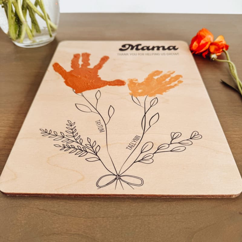 Handprint Flower Sign | CraftCuts.com