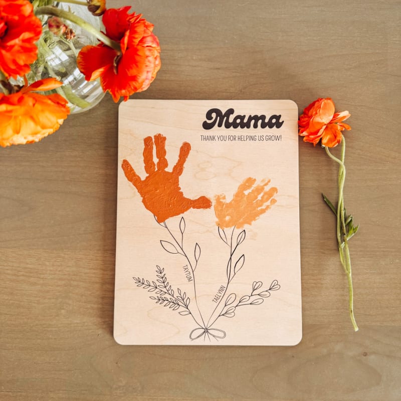 Handprint Flower Sign | CraftCuts.com