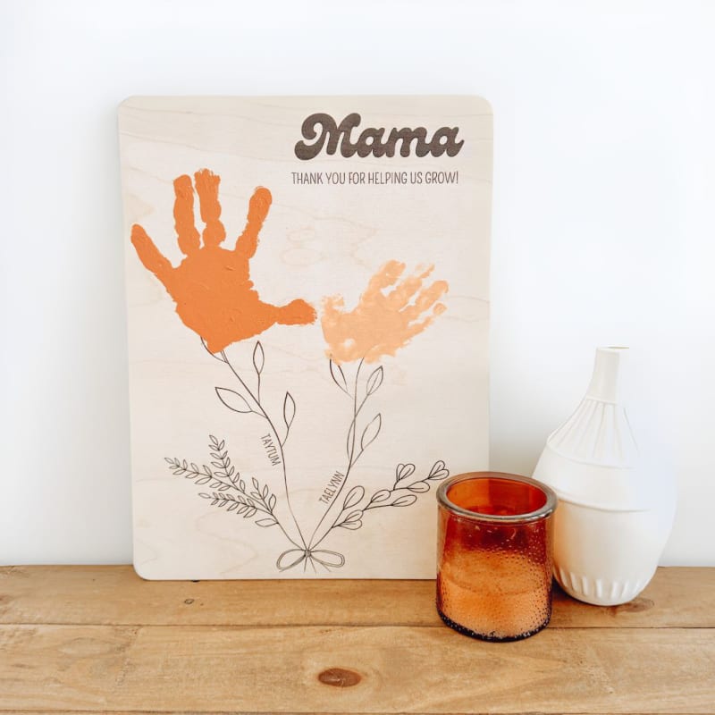Handprint Flower Sign | CraftCuts.com