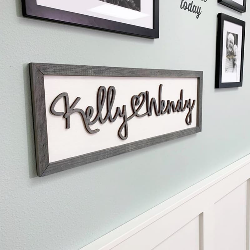 Stained Script Wood Letters | CraftCuts.com