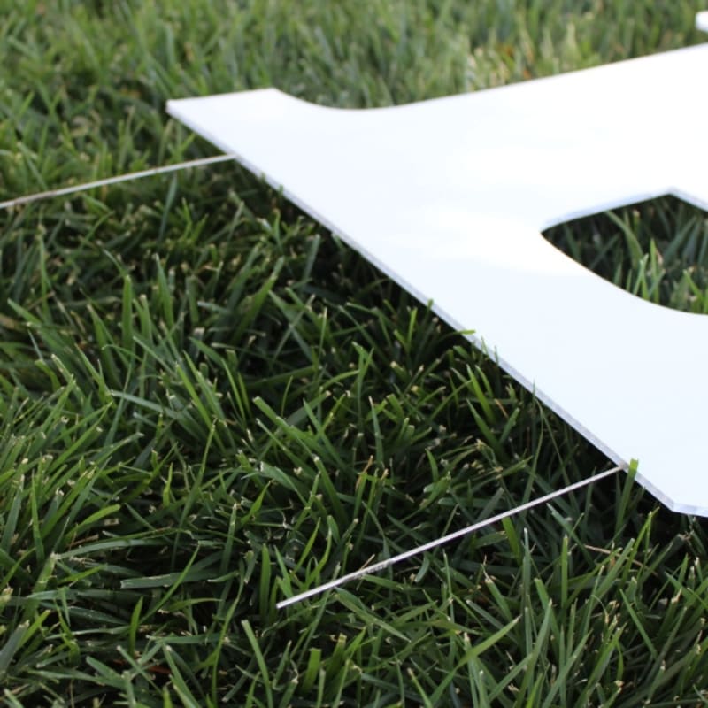 Thin Plastic Letters - Custom Temporary Signs | Craftcuts.com