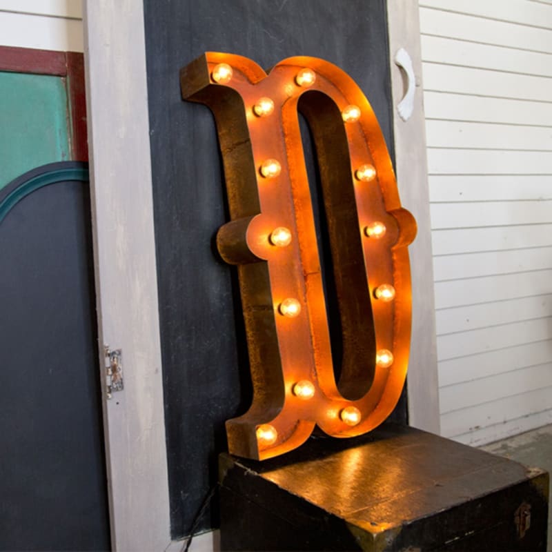 Lighted Marquee Letters - Vintage Marquee Letters | Craftcuts.com