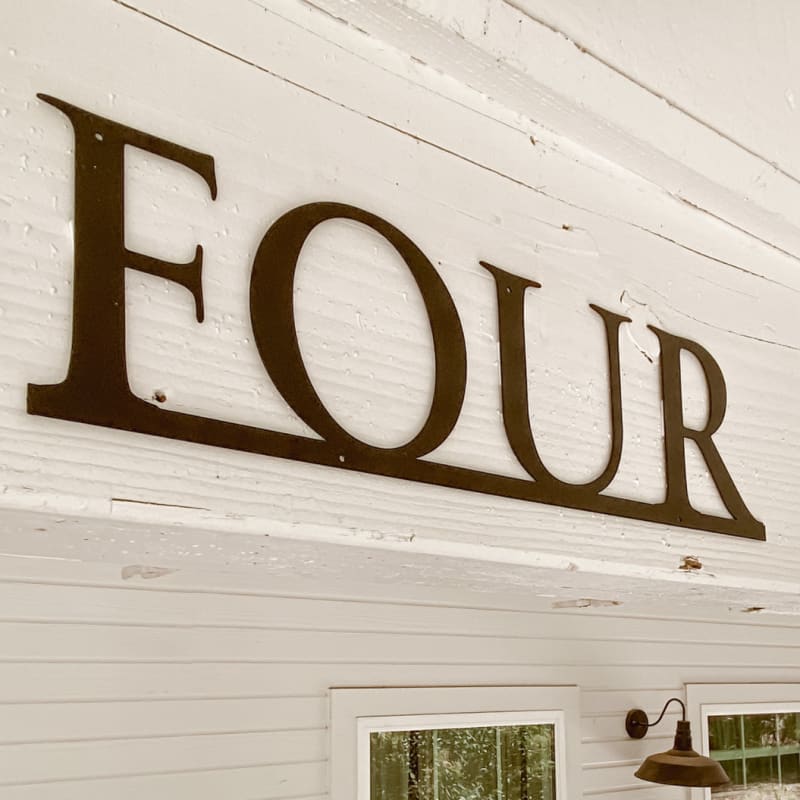 Painted Metal Words & Names | CraftCuts.com