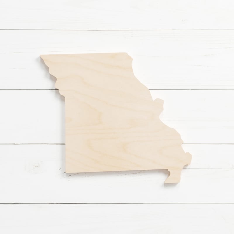 Missouri Craft Shape - Wood Cutout - Any Size | CraftCuts.com