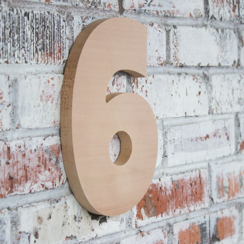 Outdoor Home Decor Wooden Numbers | Craftcuts.com