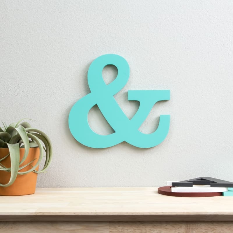 Painted Wooden Letters