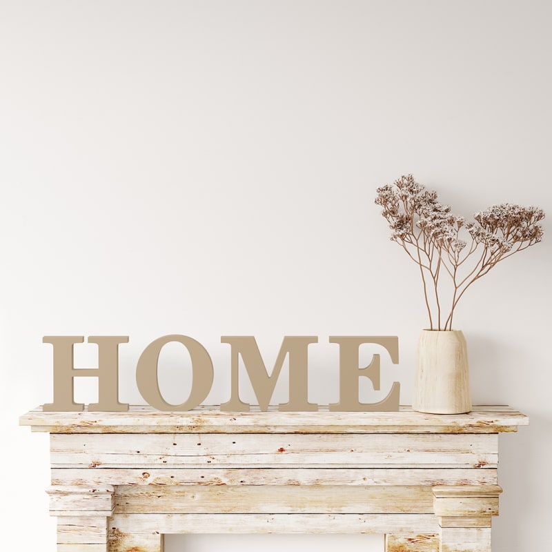 Painted Standing Wood Letters | CraftCuts.com
