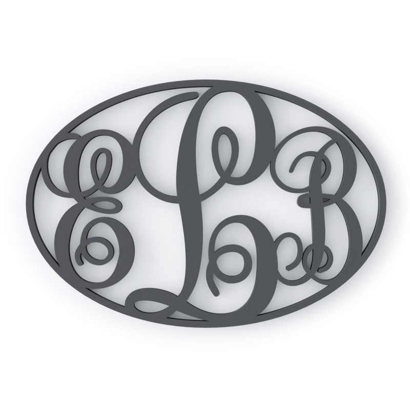 Painted Vine Monogram | Craftcuts.com