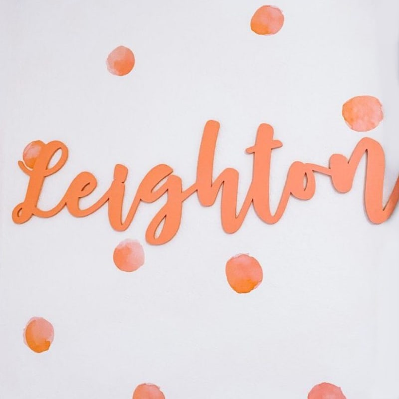 Girls Wall Letters - Girls Name Sign | CraftCuts.com