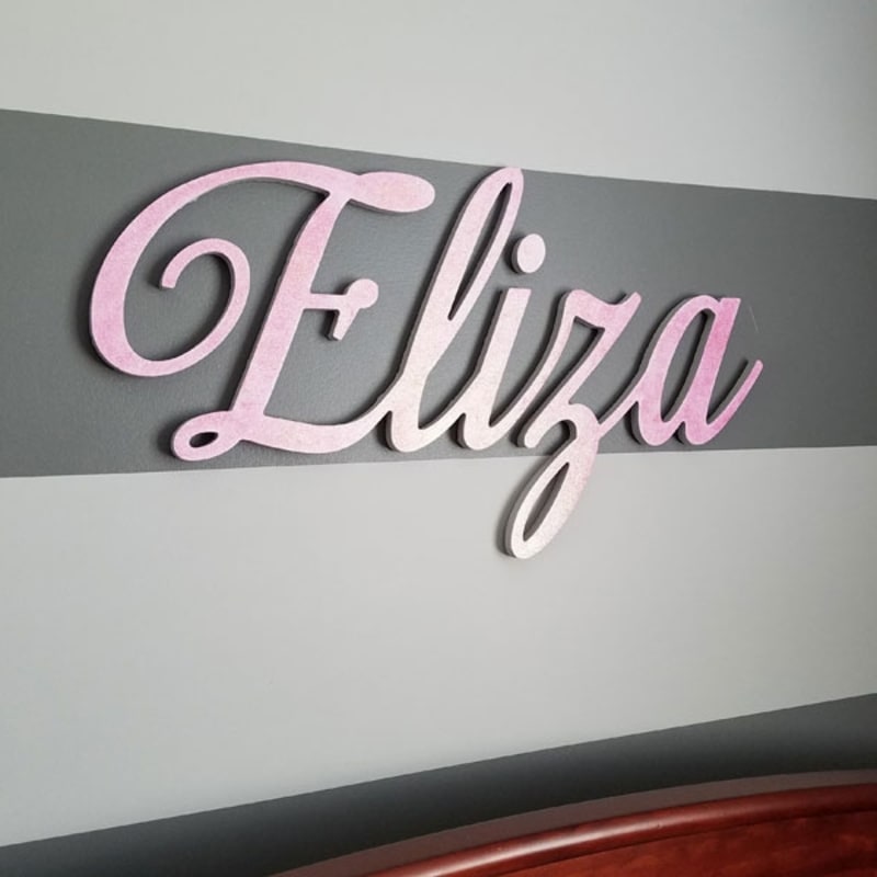 Script Nursery Letters - Cursive Nursery Letters | Craftcuts.com