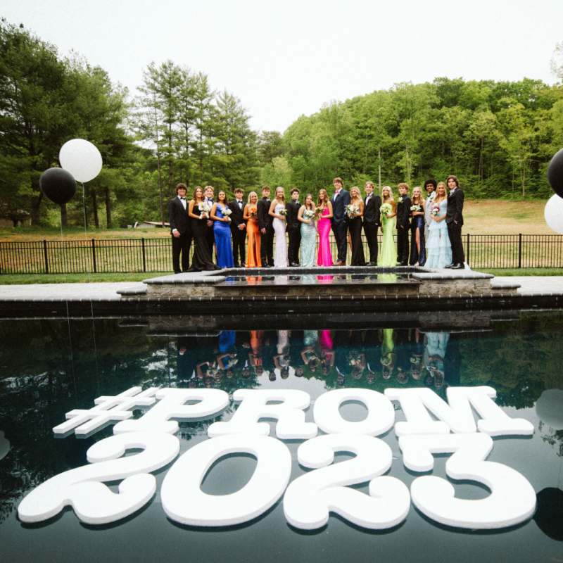 Prom Floating Foam Letters | CraftCuts.com