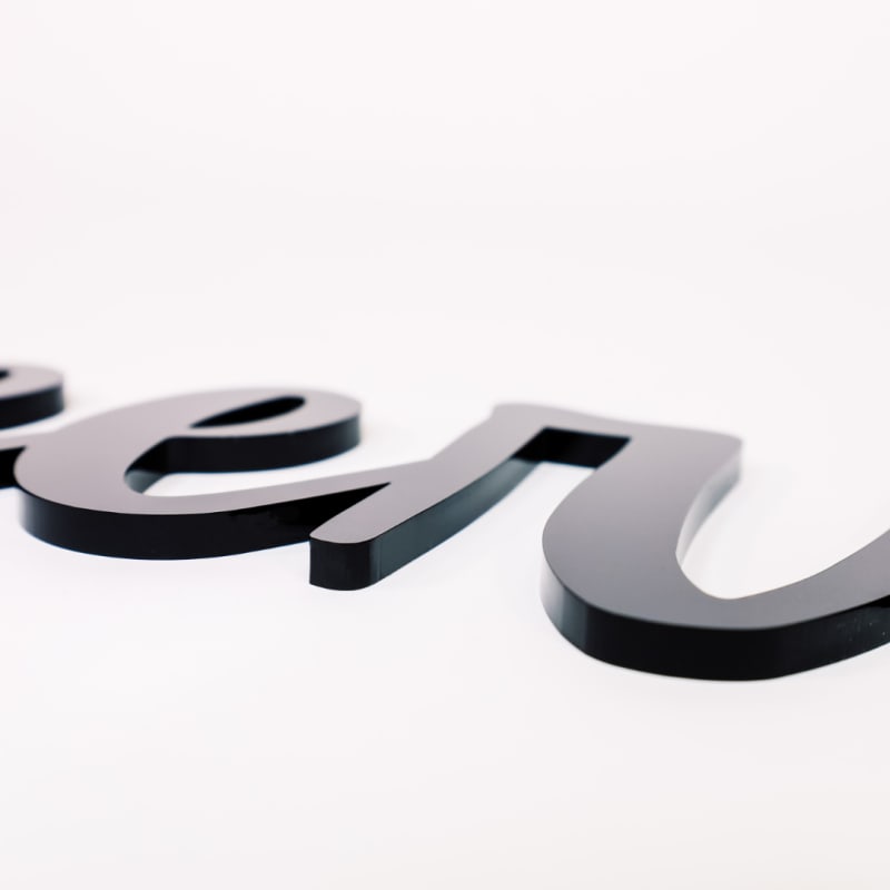 Script Acrylic Letters | CraftCuts.com