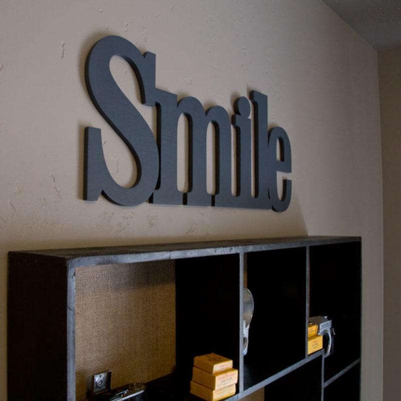 Connected Wood Letters - Wooden Words | Craftcuts.com