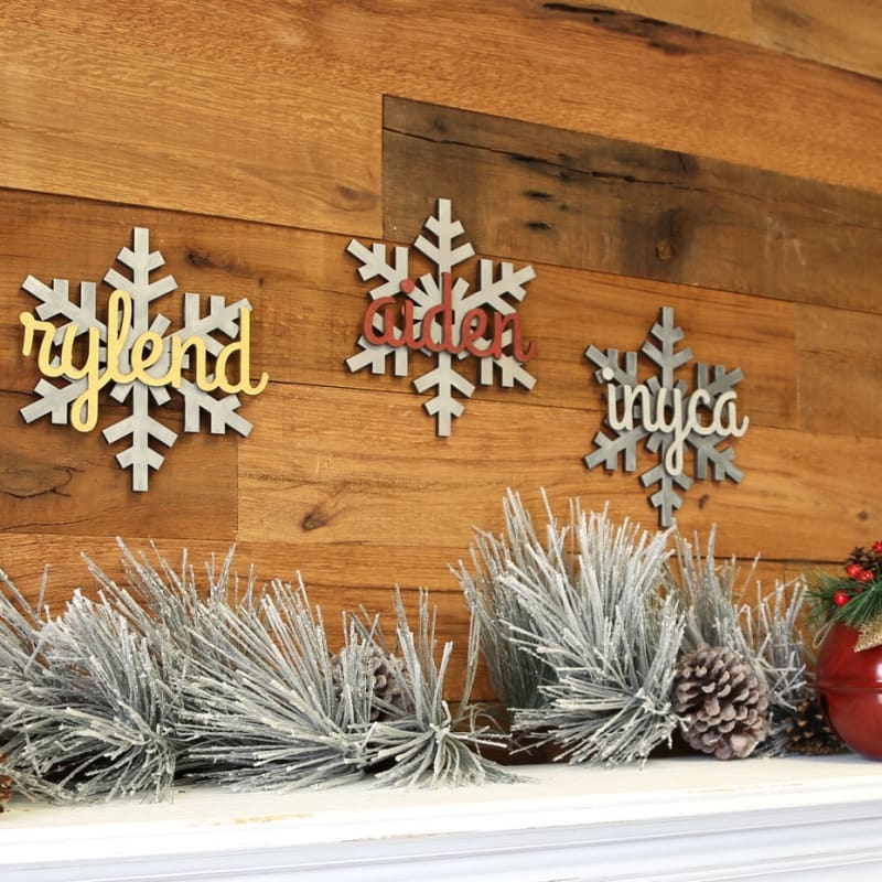 Snowflake Name Kit - Custom Holiday Decor | Craftcuts.com