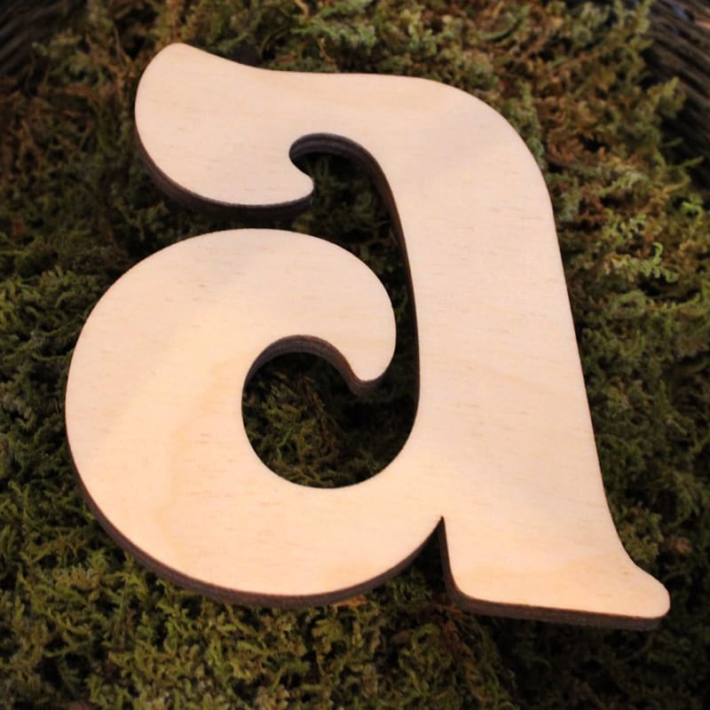 Stained Wood Letters - Stained Wooden Letters | Craftcuts.com