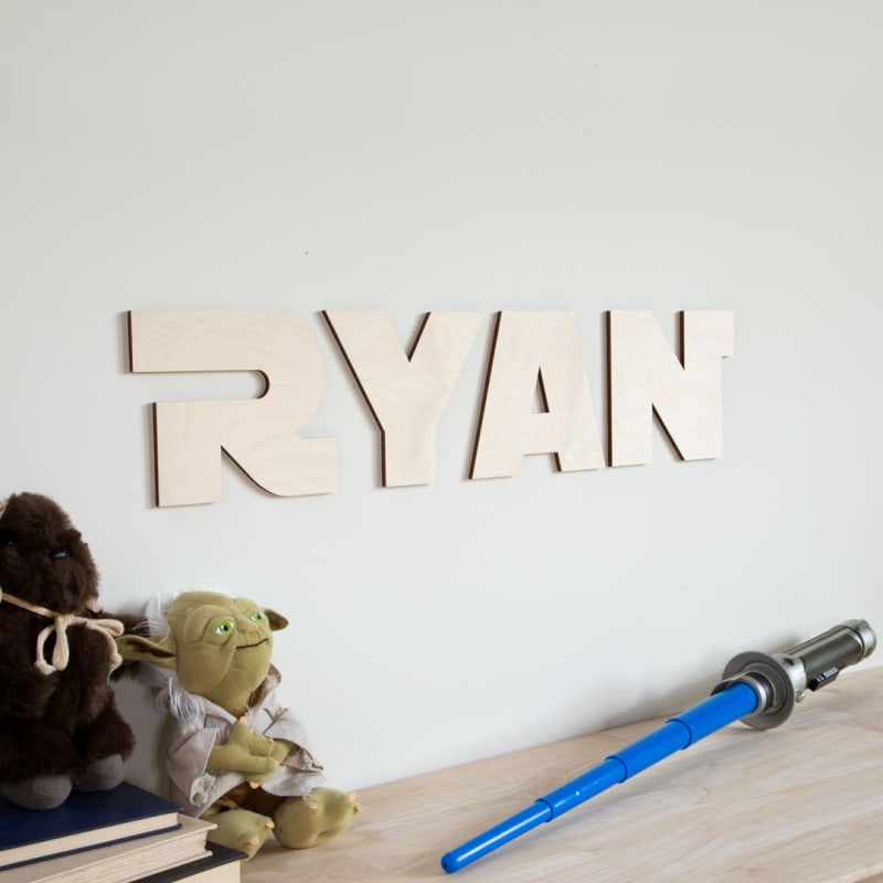 Star Wars Wood Letter - Star Wars Wall Letters | Craftcuts.com
