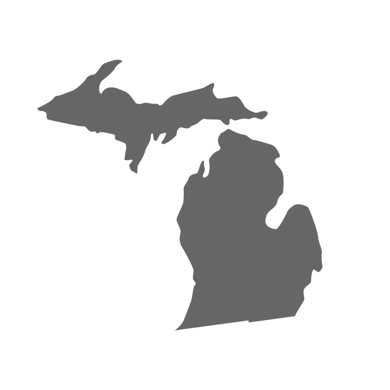 Michigan Craft Shape - Wood Cutout - Any Size | CraftCuts.com