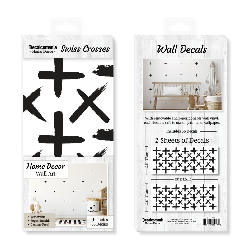 Swiss Cross Wall Decals - Wall Stickers | CraftCuts.com