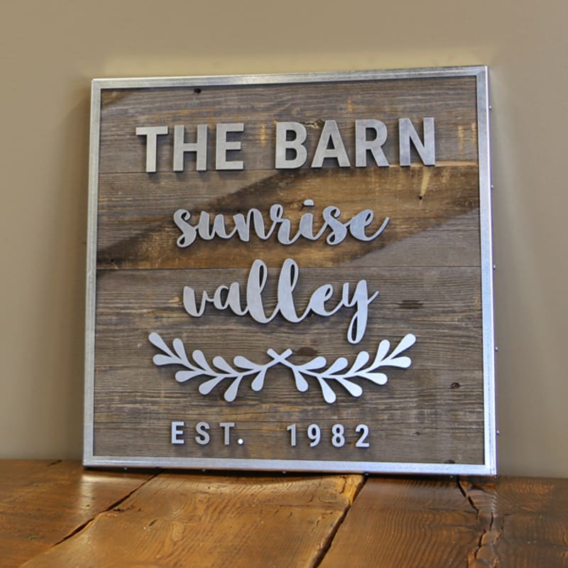 Custom Reclaimed Wood Signs | CraftCuts.com