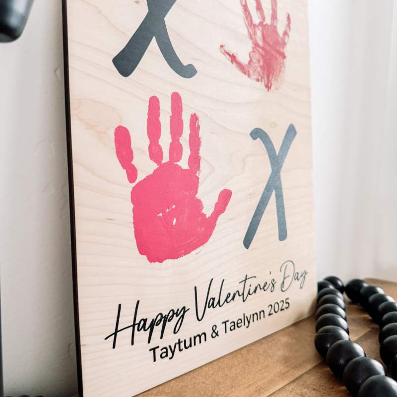 Valentine's Day Handprint Sign | CraftCuts.com