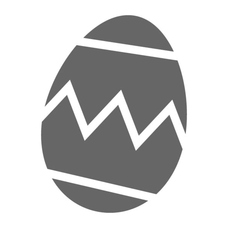 Easter Egg Decal - Easter Egg Wall Decal | Craftcuts.com