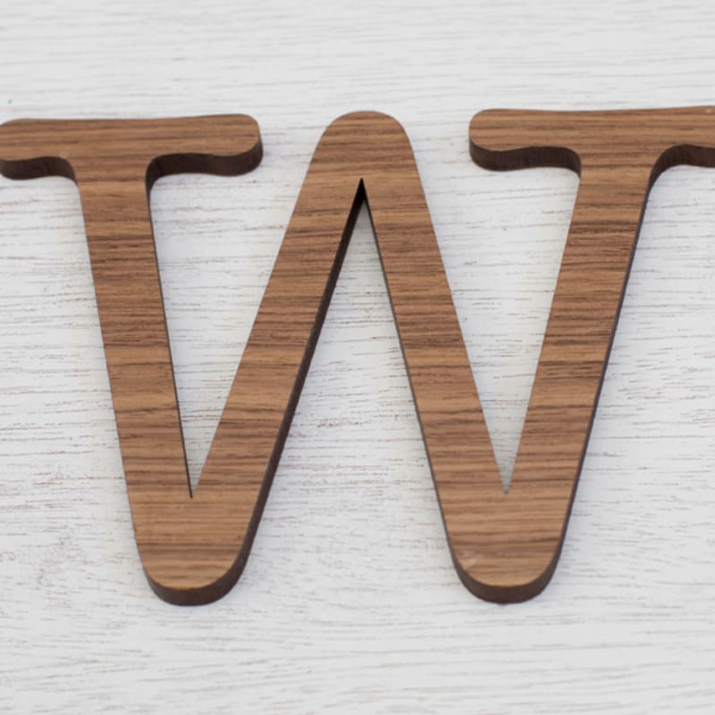 Hardwood Craft Letters - Cheap Hardwood Letters | Craftcuts.com