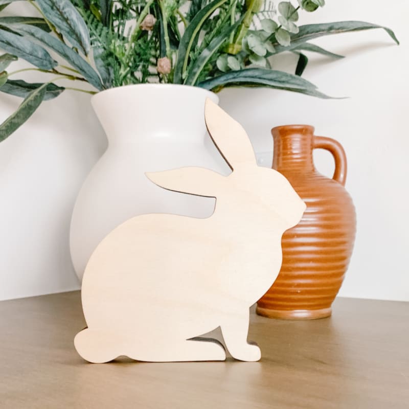Wood Bunny Craft Shape | CraftCuts.com
