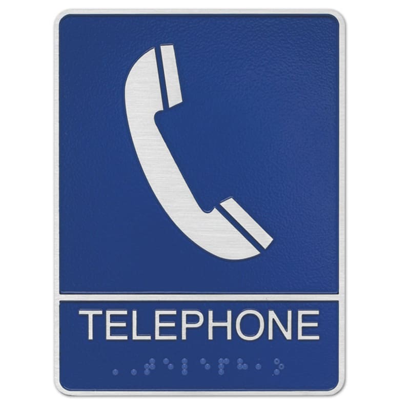 Metal ADA Telephone Sign | Woodland Manufacturing