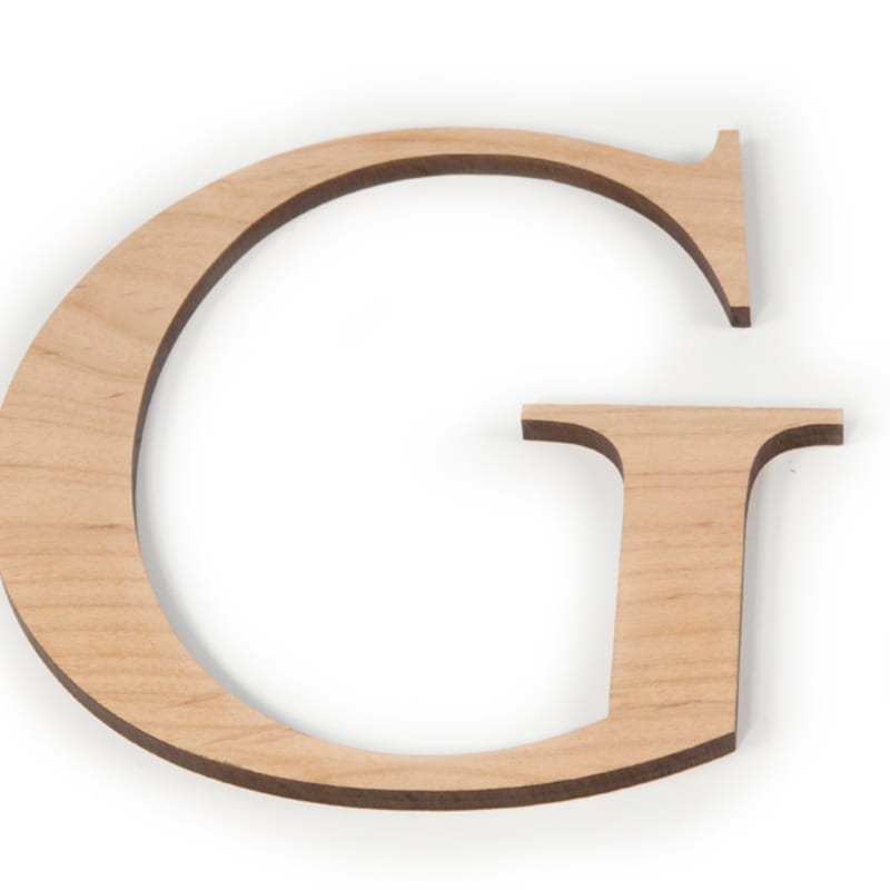 Veneer Hardwood Letter - Alder, Oak, Cherry, Walnut Signs | Woodland ...