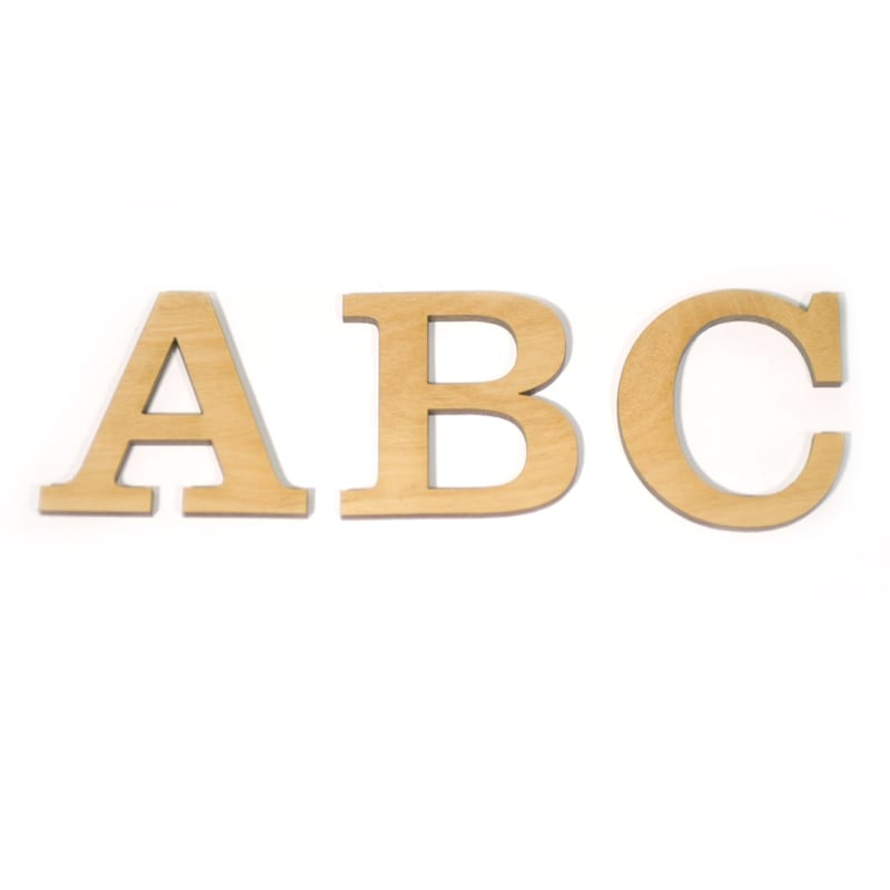 Small Wood Sign Letters in any Font | Woodland Manufacturing