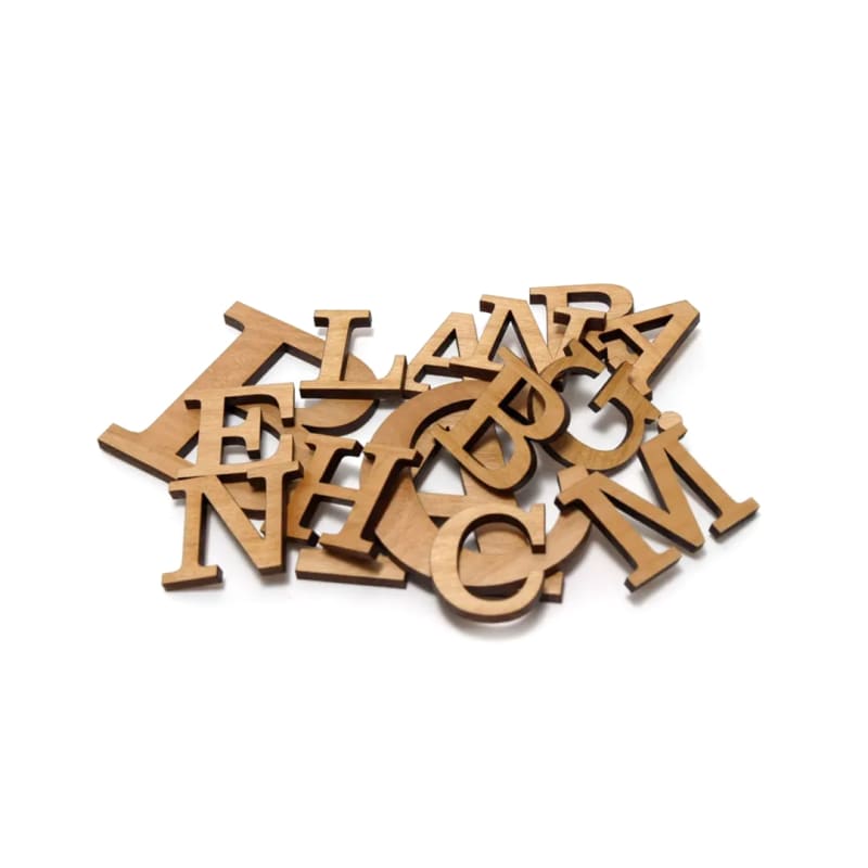 Small Wood Sign Letters in any Font | Woodland Manufacturing