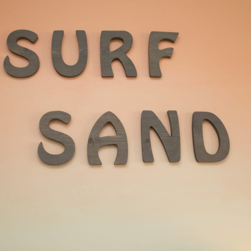 Weathered Wood Letter - Reclaimed Wood Sign | Woodland Manufacturing