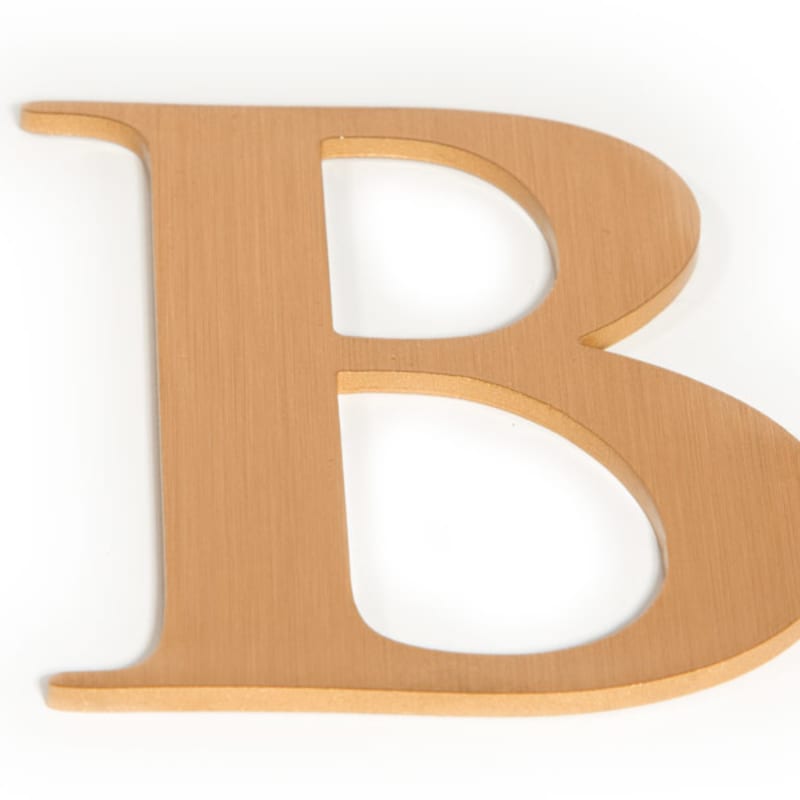 Brushed Bronze Sign Letters - Any Font. Any Size. | Woodland Manufacturing