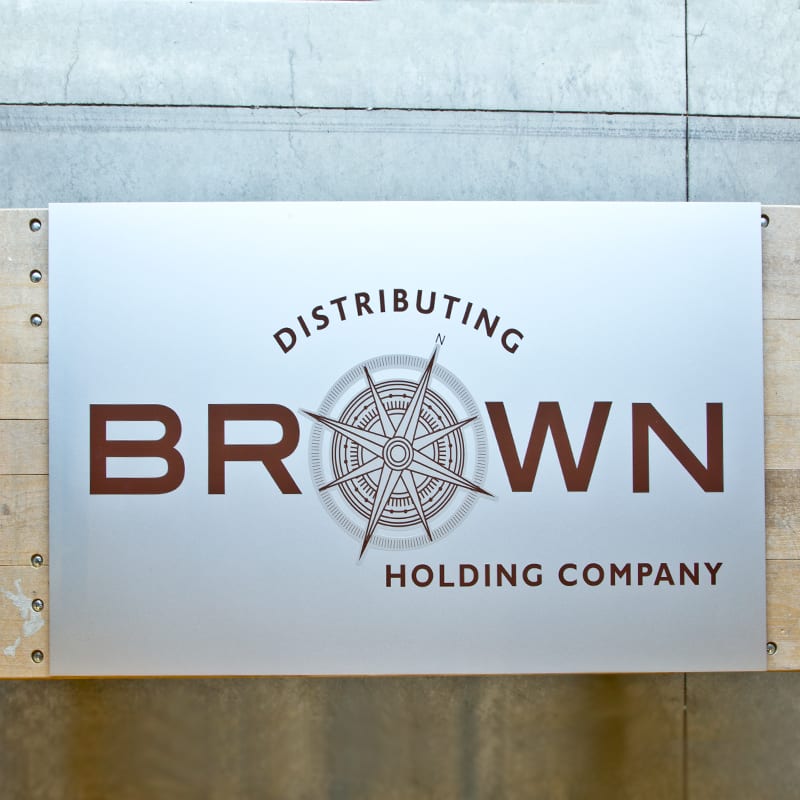 Brushed Metal Sign - Custom Aluminum Sign | Woodland Mfg