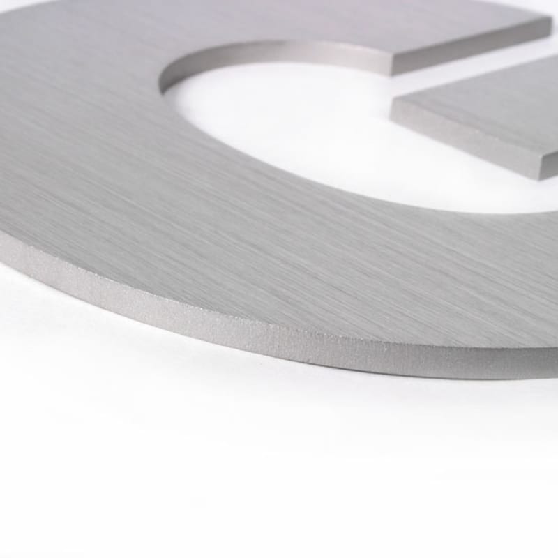 Stainless Steel Sign Letters - Any Font, Any Size | Woodland Mfg