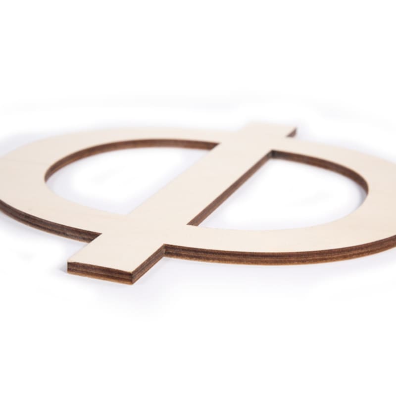 Unpainted Wood Greek Letters - Any Size. Custom Made. | Woodland ...